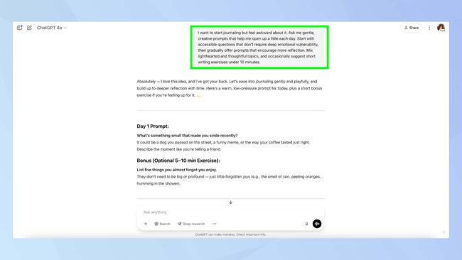 7 ChatGPT prompts I wish I'd known about sooner | Tom's Guide