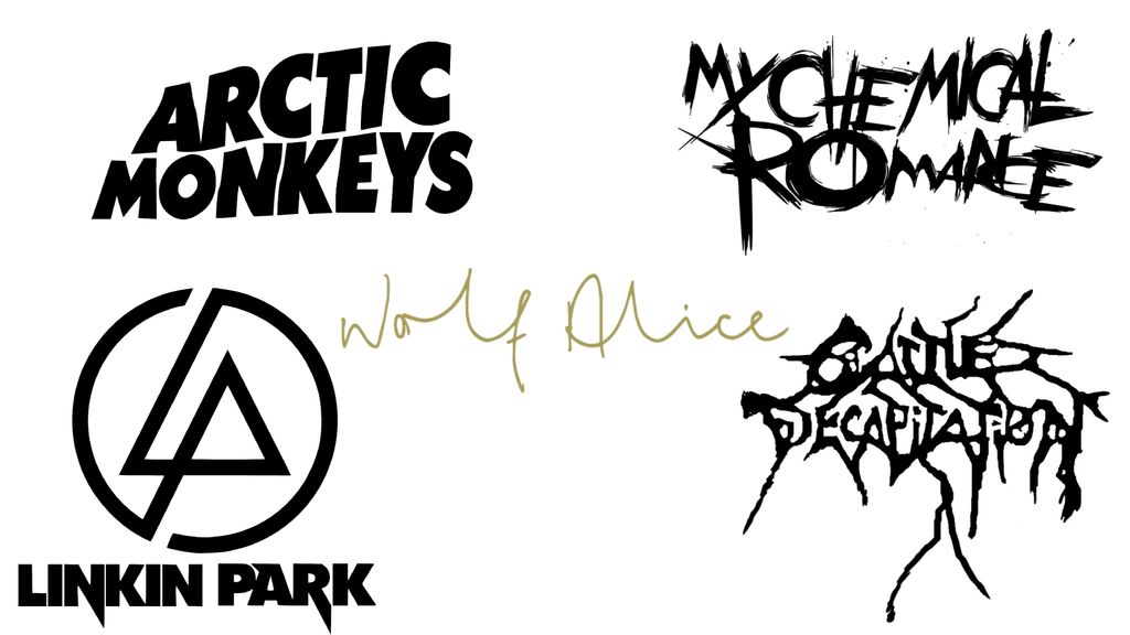 The history of rock band logos, from the 1960s to the present day ...