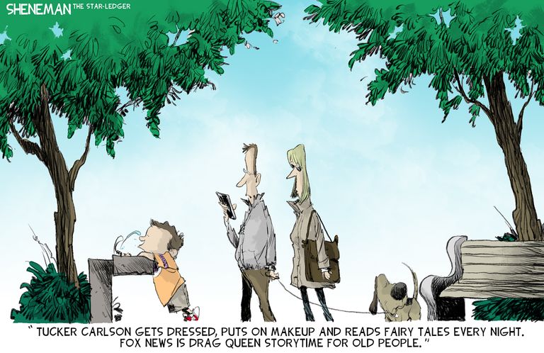 5 hilarious cartoons about Tucker Carlson's bad week | The Week