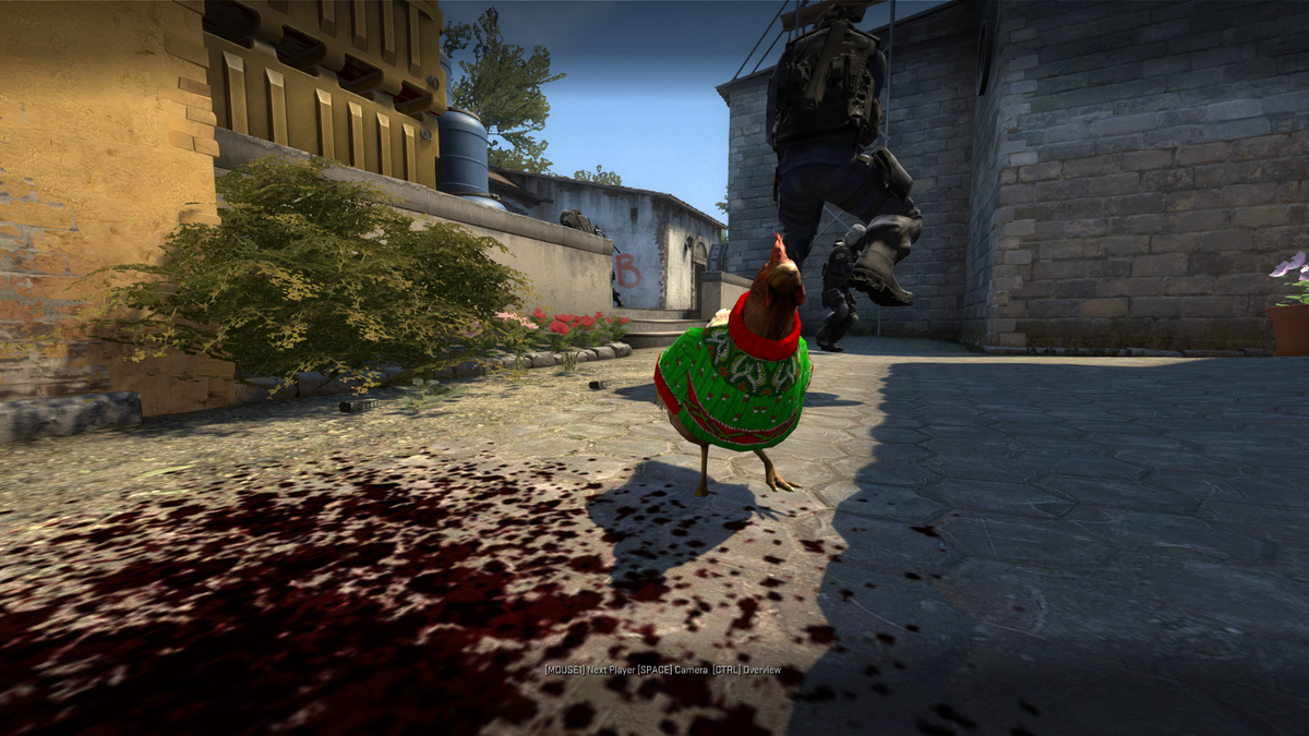 CS:GO's chickens are wearing festive Christmas sweaters again | PC Gamer