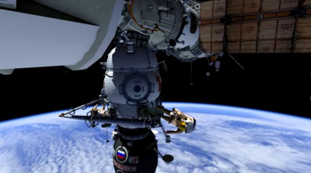 Russian Cosmonauts Float Outside Space Station on Spacewalk | Space