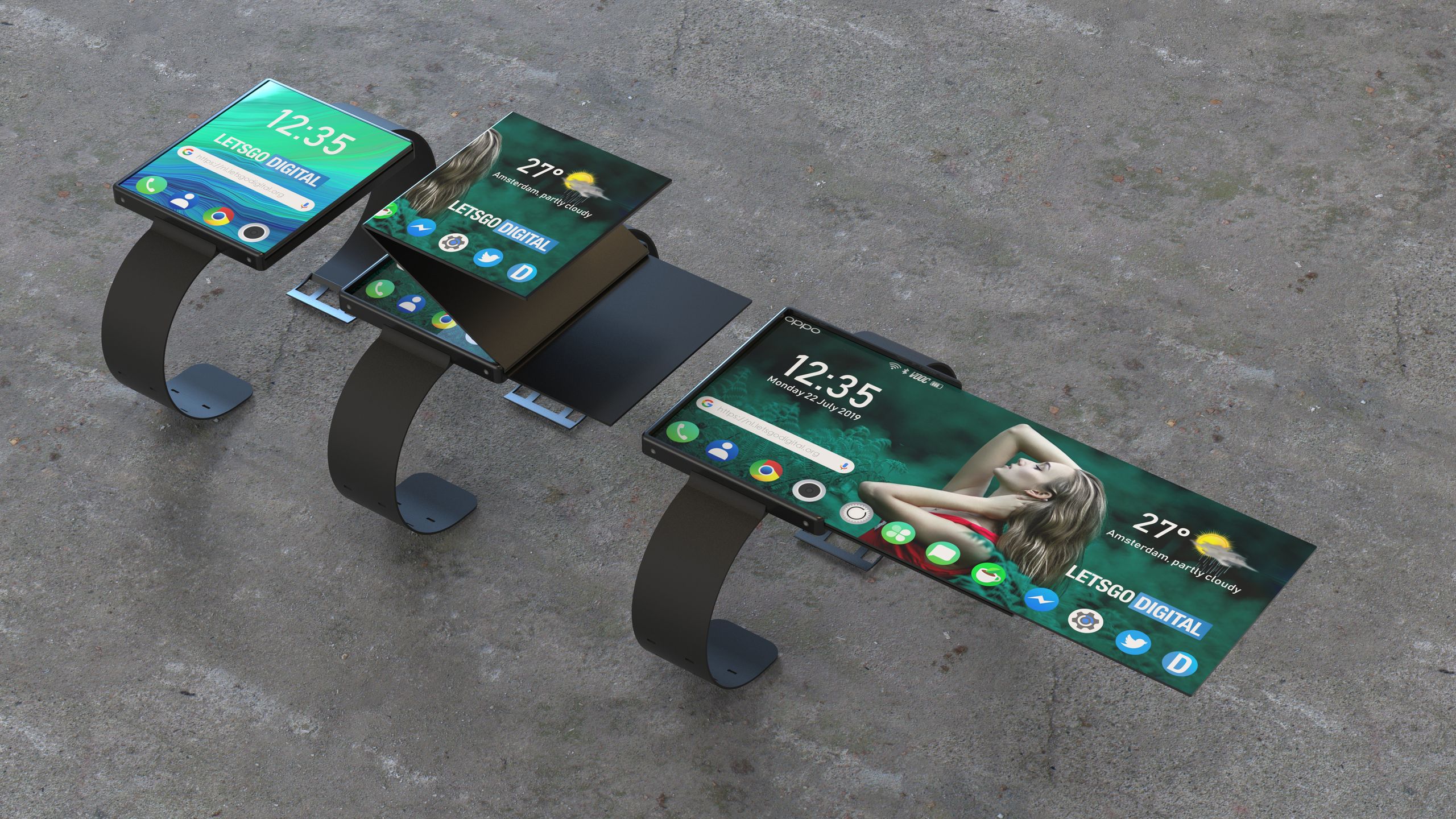 Oppo leak reveals crazy new folding smartwatch design | T3