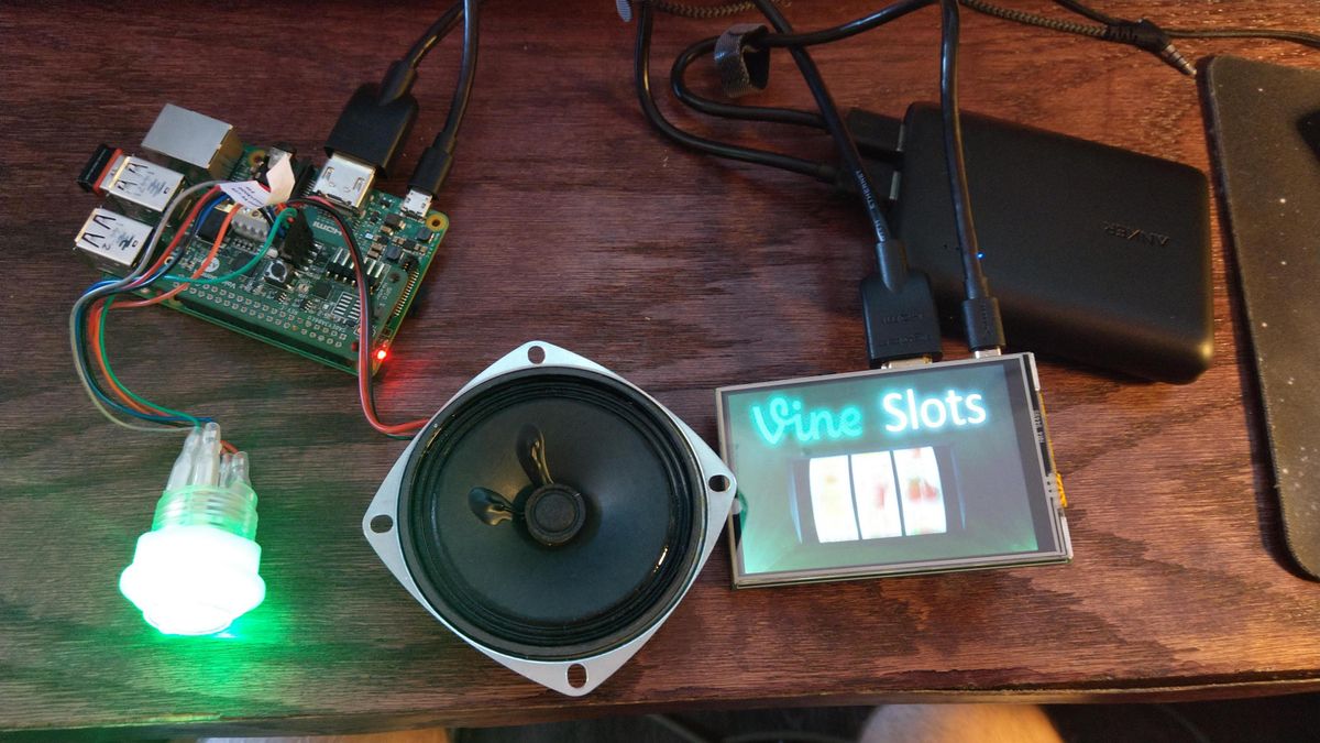This Raspberry Pi Slot Machine Plays Random Videos | Tom's Hardware
