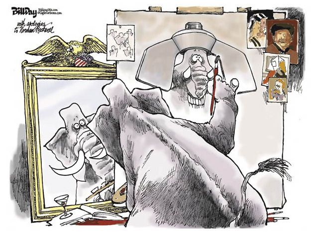 Political cartoon Republican party | The Week