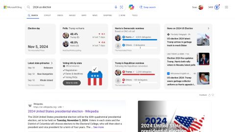 Bing is here to help you vote in the 2024 election | Windows Central
