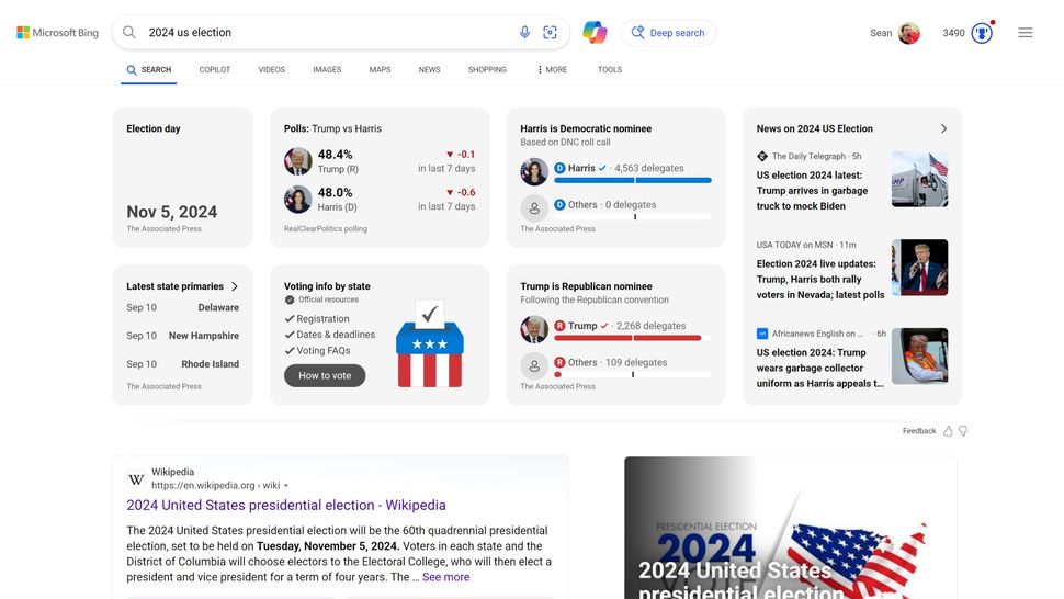 Bing is here to help you vote in the 2024 election | Windows Central