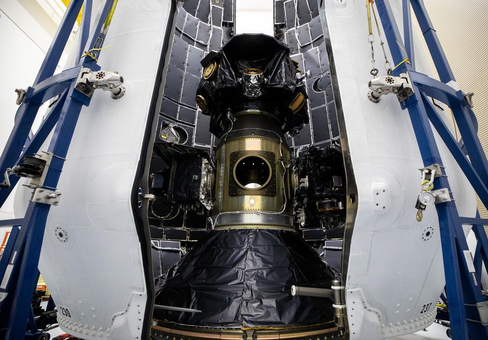 NASA's IMAP spacecraft getting packed up for launch photo of the day ...
