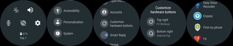 How to configure the hardware shortcut buttons on Android Wear 2.0 ...