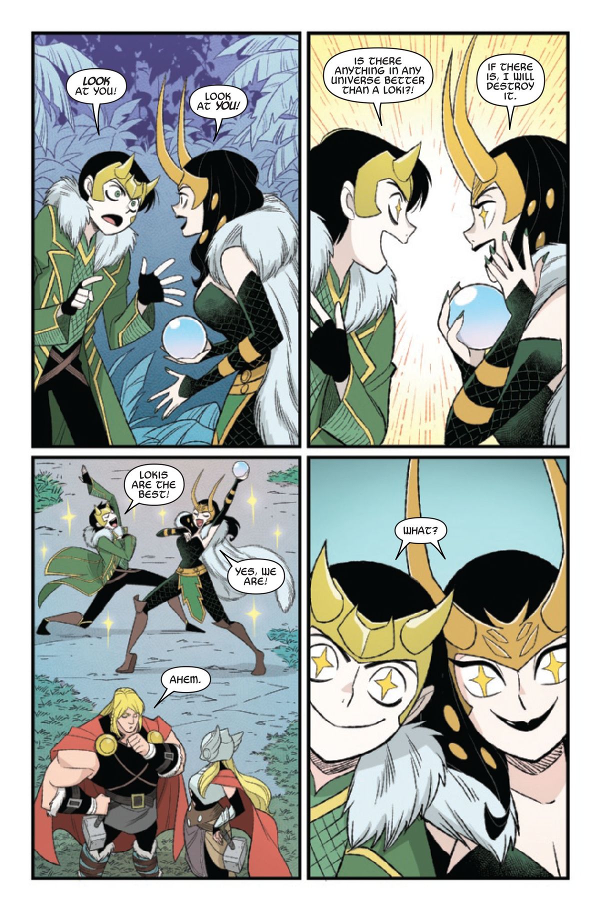 Loki meets Lady Loki in Thor & Loki: Double Trouble #4 preview ...