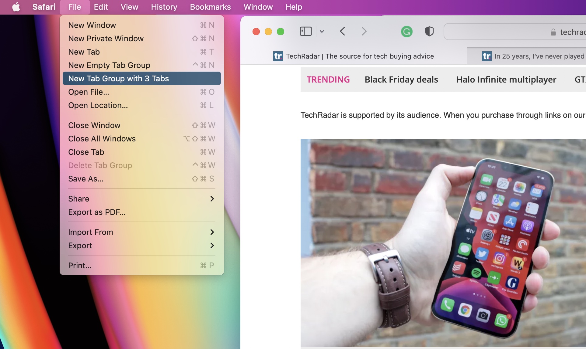 How To Manage Tab Groups In Safari In MacOS Monterey TechRadar