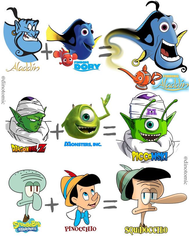 Cartoon character mashups are both horrifying and hilarious | Creative Bloq