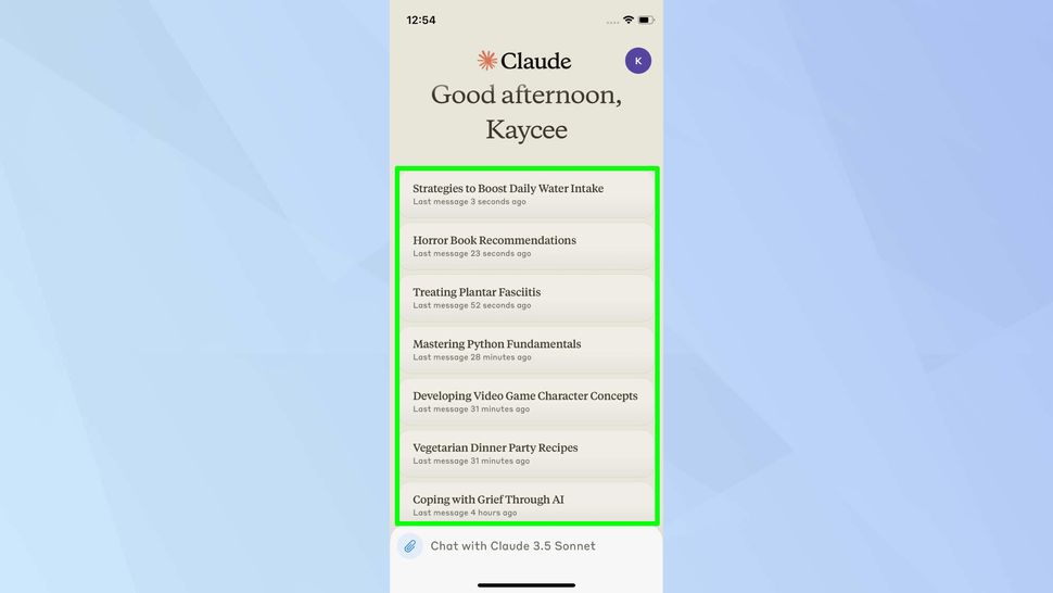 How to use Claude AI on your smartphone | Tom's Guide