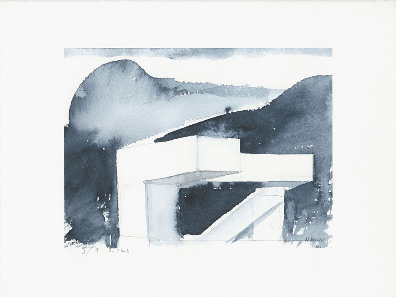 Never before seen watercolours by Steven Holl go on display | Wallpaper
