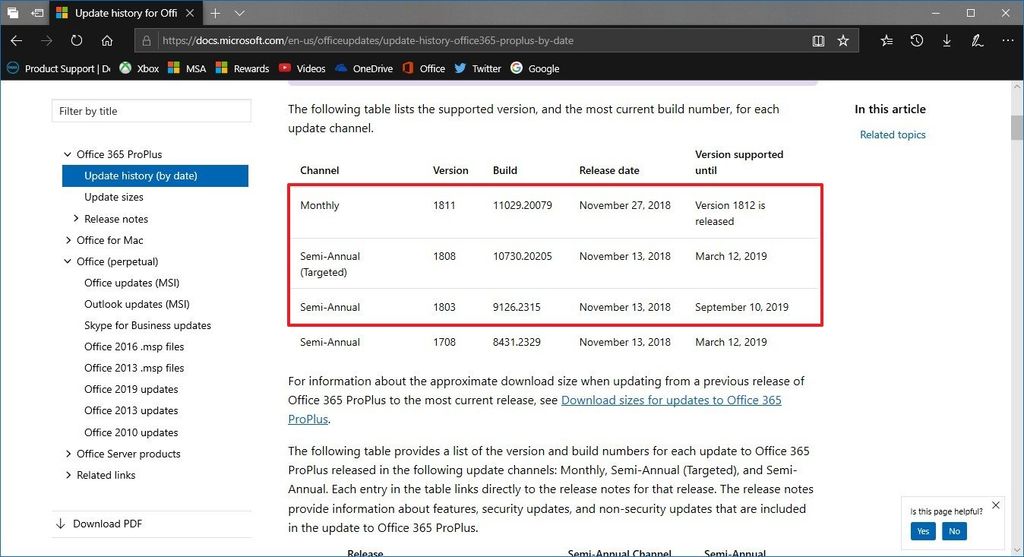 How to install updates for Office apps manually on Windows 10 | Windows ...