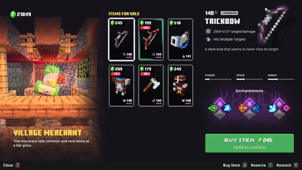 Minecraft Dungeons guide: How to unlock new vendors and upgrade the ...