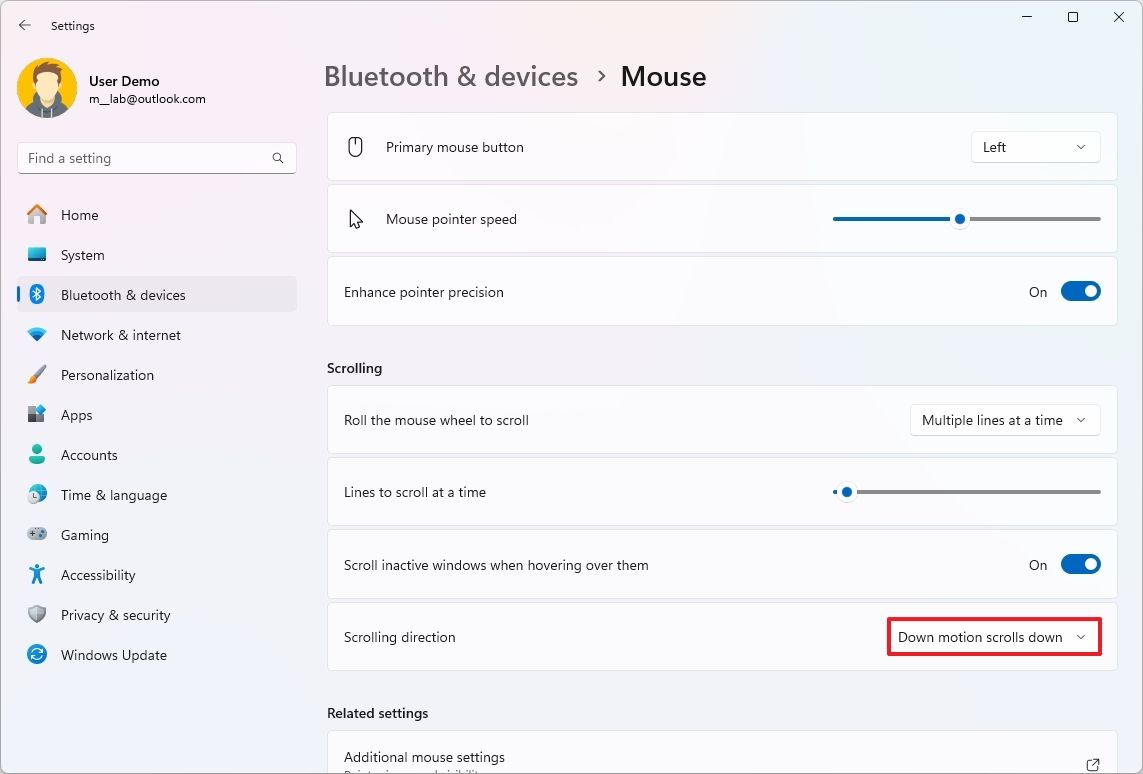 Customize mouse scrolling settings on Windows 11 | Windows Central