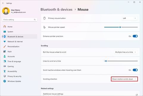 Customize mouse scrolling settings on Windows 11 | Windows Central