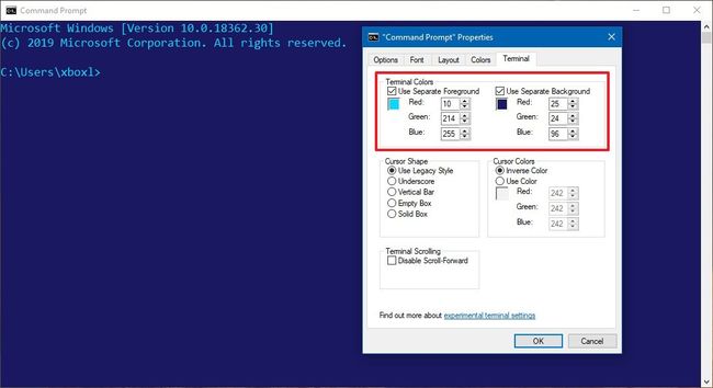 How to customize Command Prompt using Terminal tab on the Windows 10 ...