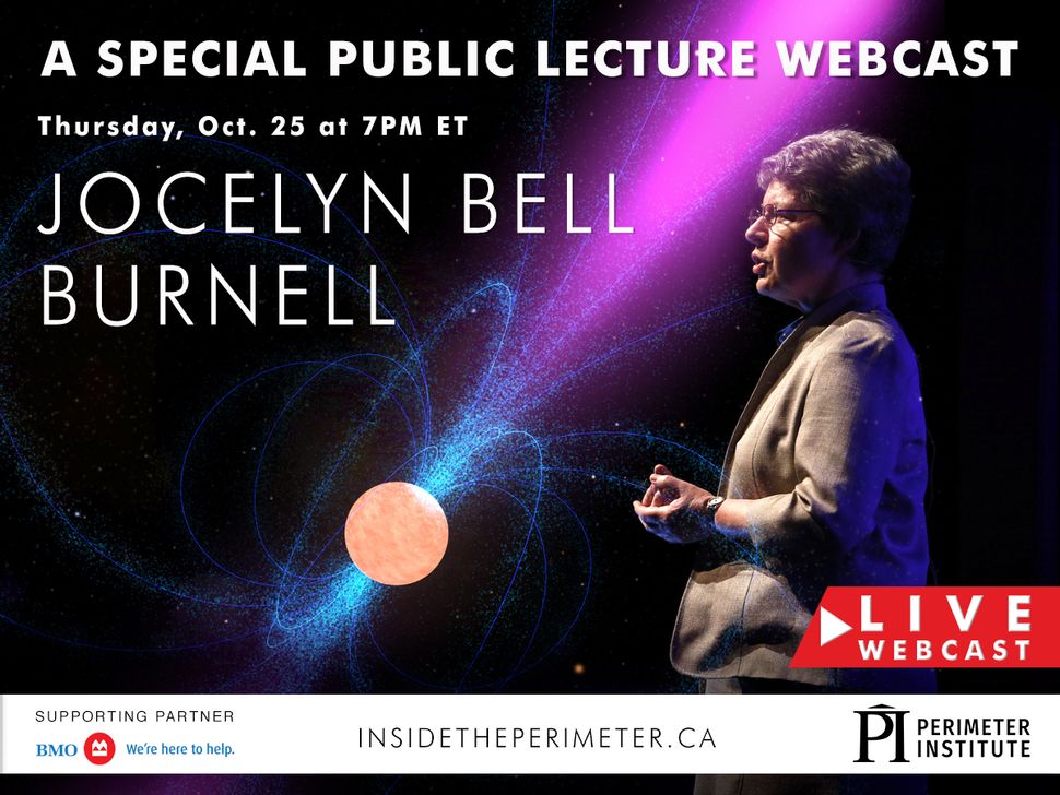 Pulsar Discoverer Jocelyn Bell Burnell Talks About Her Amazing Find ...