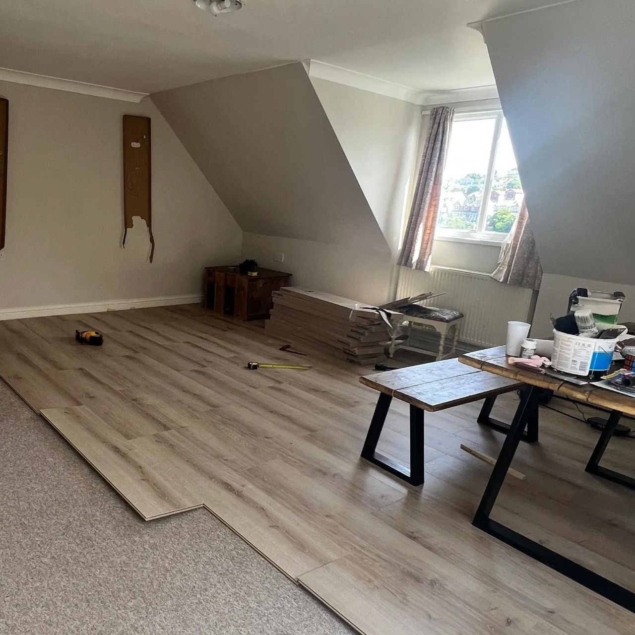 See how a DIY-er created an extra room with only wall slats | Ideal Home