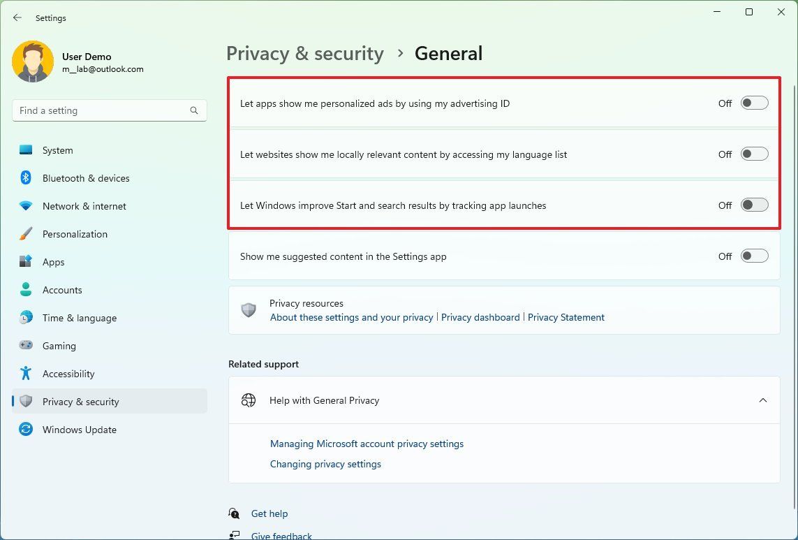 How to disable data tracking features on Windows 11 | Windows Central