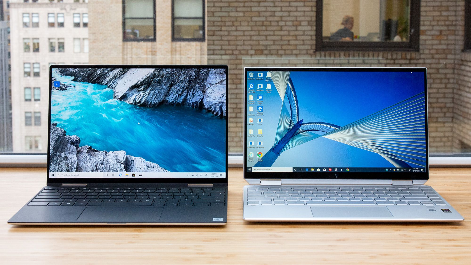 HP Spectre x360 (Late 2019) vs. Dell XPS 13 2-in-1: Which laptop wins ...