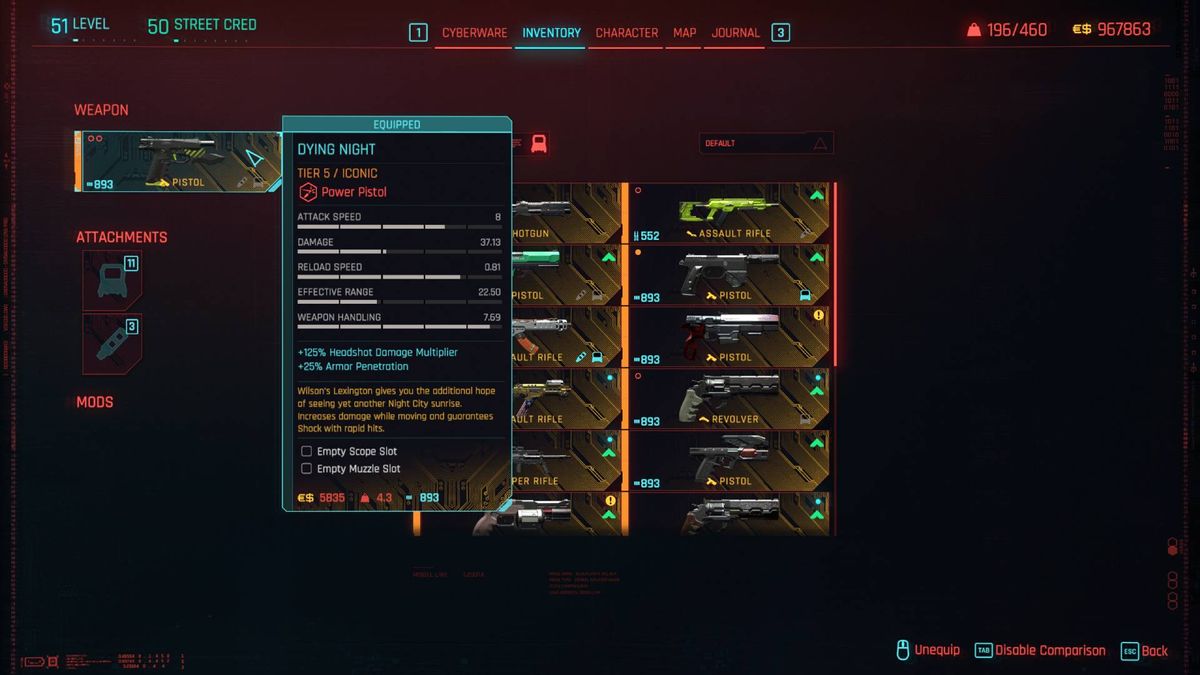 The best Cyberpunk 2077 weapons and guns | GamesRadar+