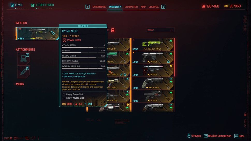 The best Cyberpunk 2077 weapons and guns | GamesRadar+