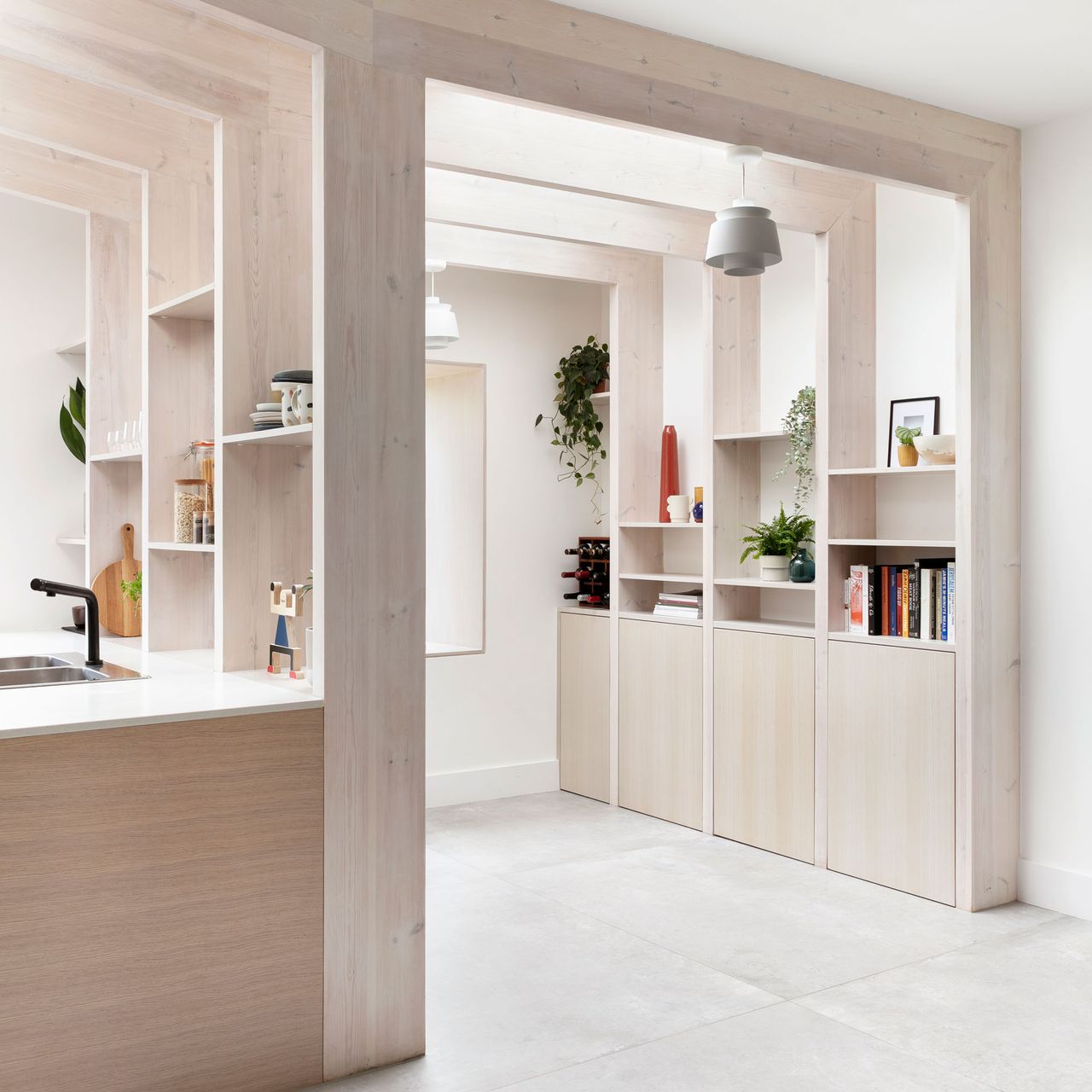 See how a broken plan kitchen design worked in this home | Ideal Home