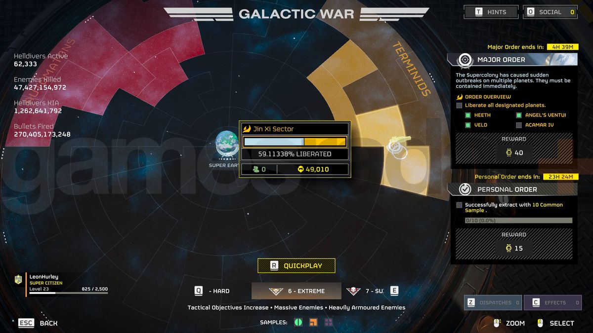 How to extract with 10 common samples in Helldivers 2 | GamesRadar+