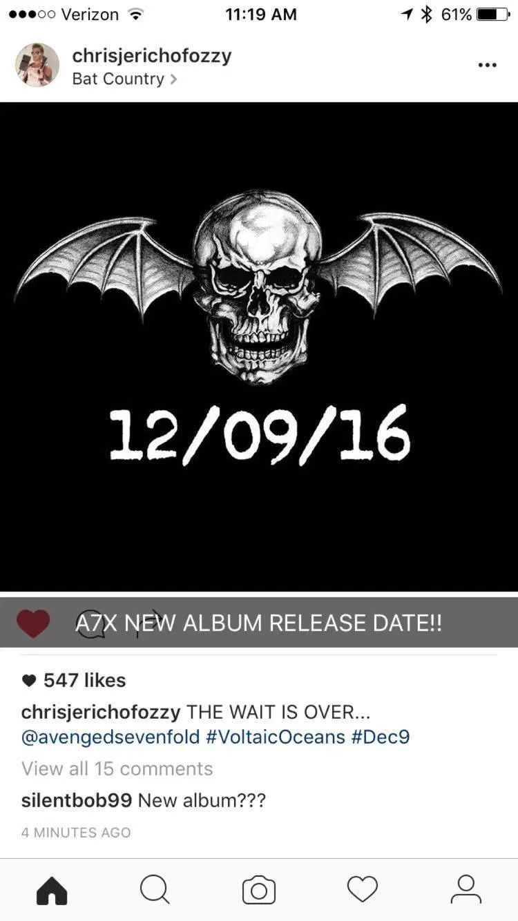 Are Avenged Sevenfold about to release their album without telling ...