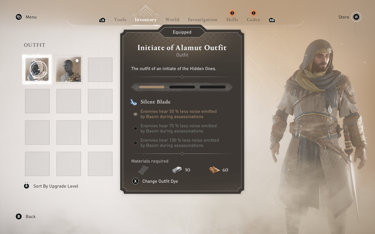 Assassin's Creed Mirage: How to upgrade weapons and outfits | PC Gamer