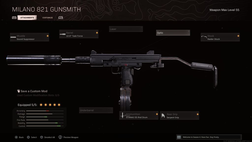 Warzone best Milano 821 loadouts - an SMG that's made a comeback ...