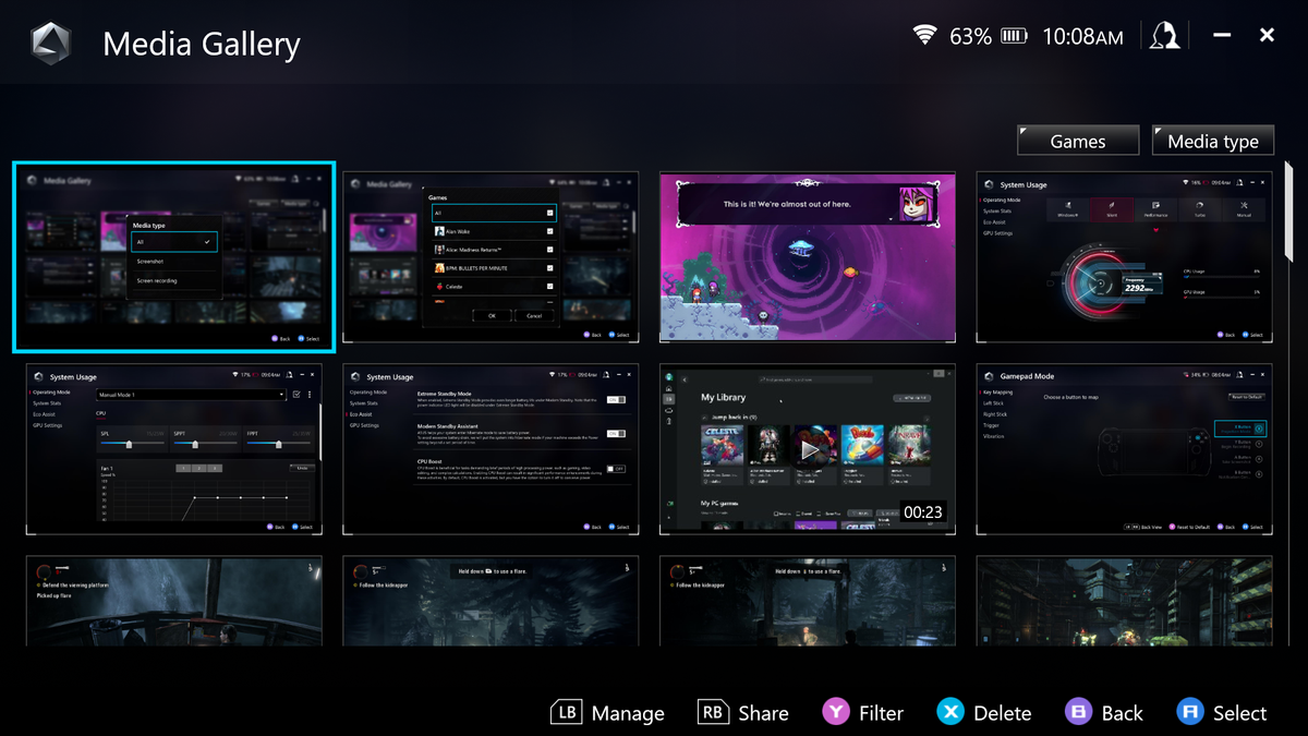 How to record gameplay on the Asus ROG Ally | Laptop Mag
