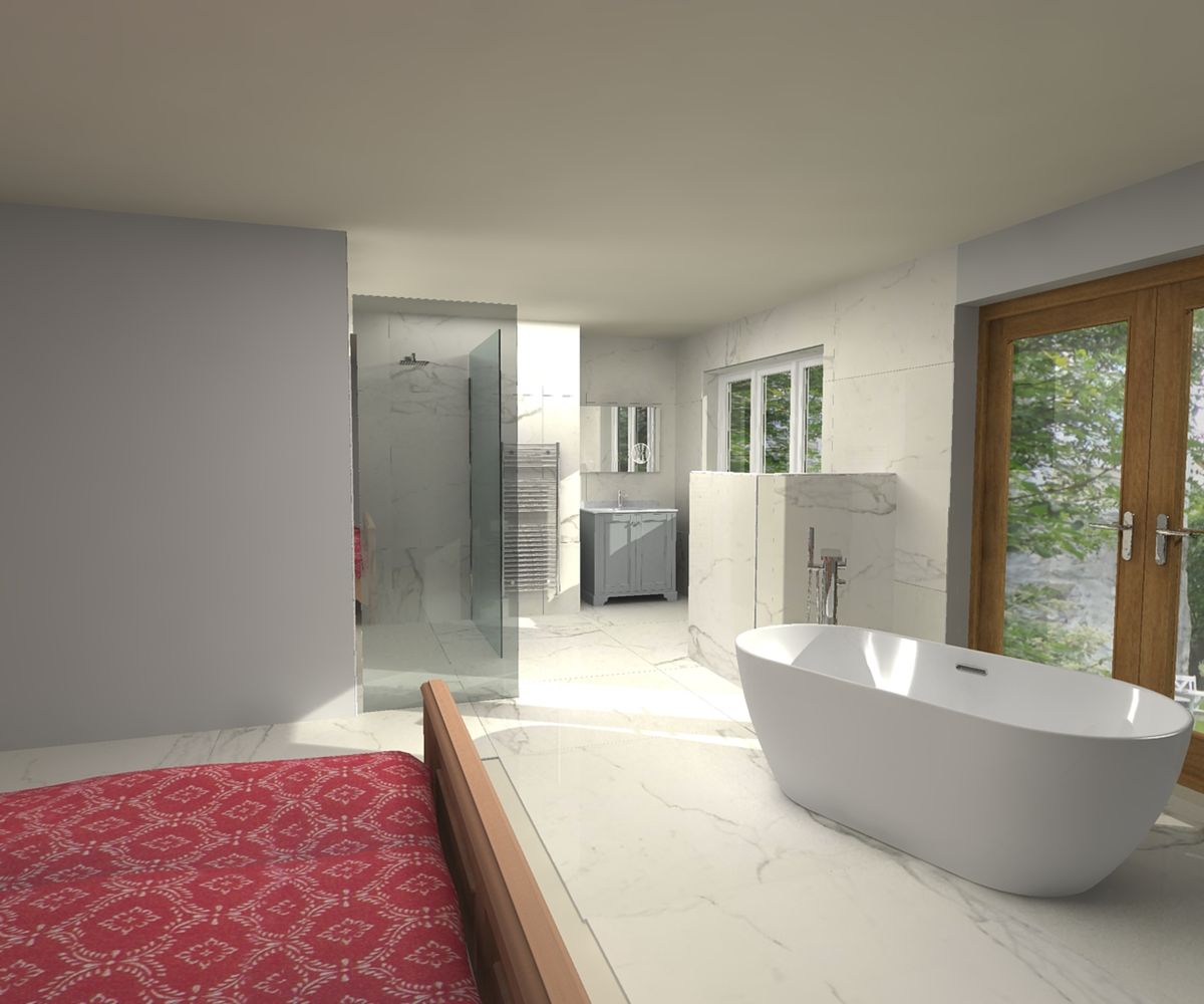 Is an open plan bathroom concept worth considering? | Homebuilding