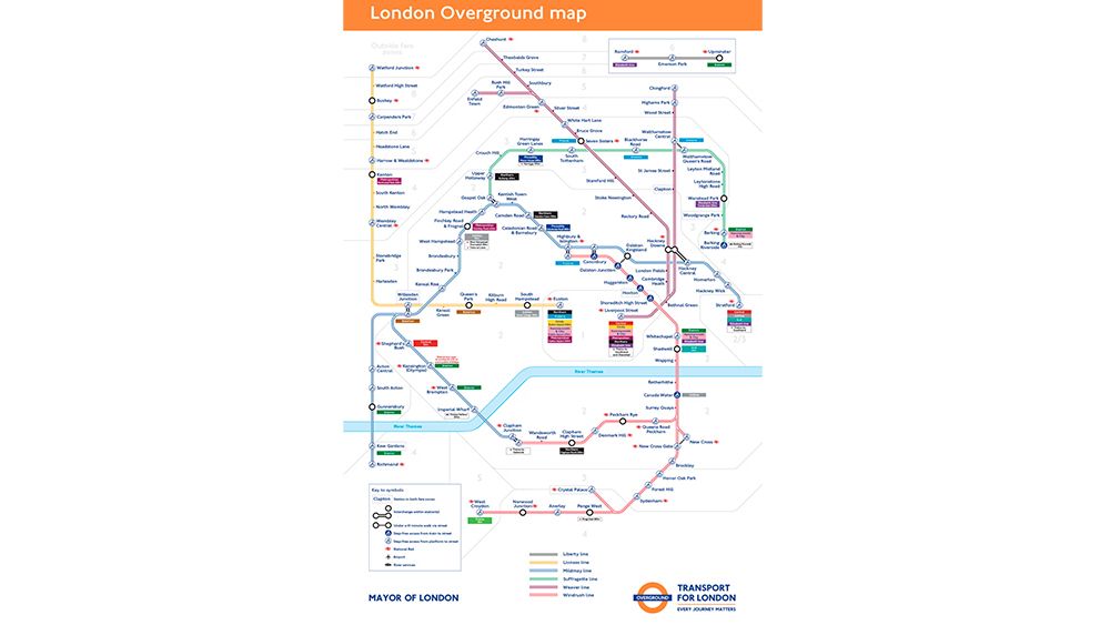 Why the London Overground rebrand is more than just a pretty pattern ...