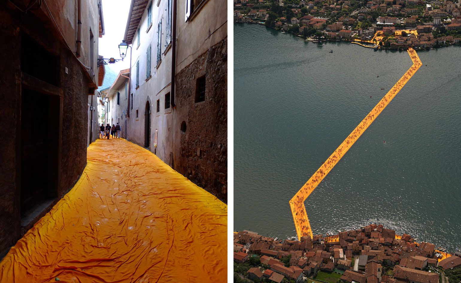 Christo and Jeanne-Claude's Floating Piers | Wallpaper