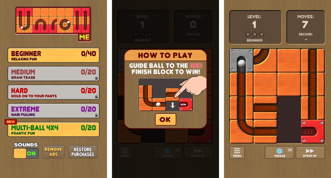 Unroll Me - an addictive, challenging Windows Phone game that keeps on ...