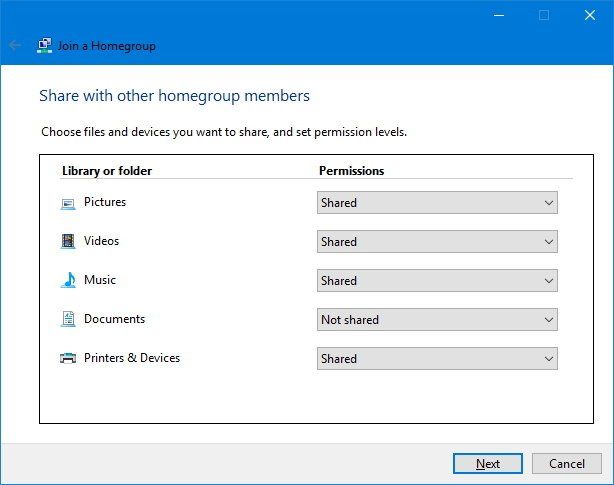 How to set up and manage Windows 10 HomeGroup on a local network ...
