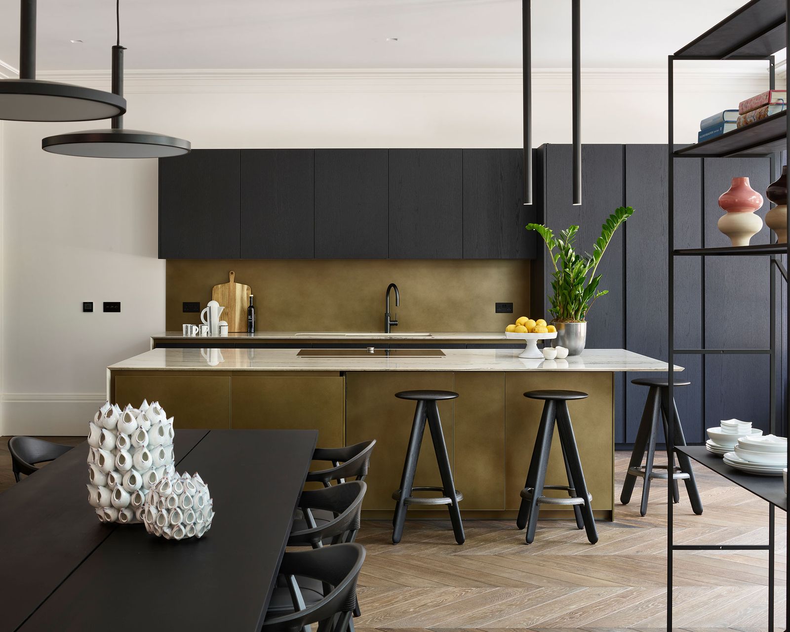 Metal backsplash ideas: 10 vertical surfaces for a modern kitchen ...