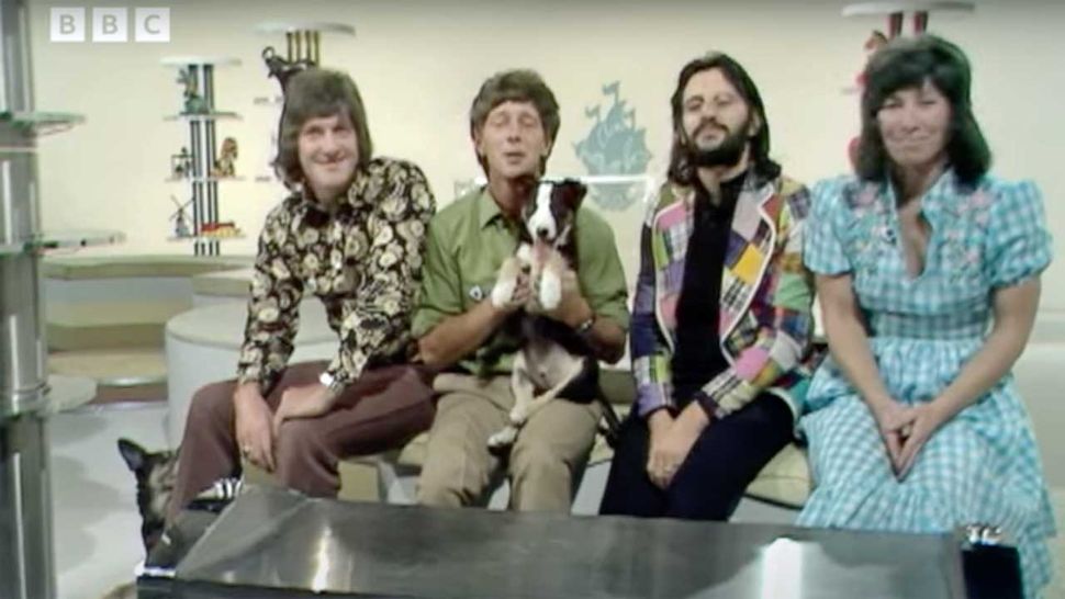 In 1971 Ringo Starr visited The BBC to show off a range of homeware he'd designed including a ...