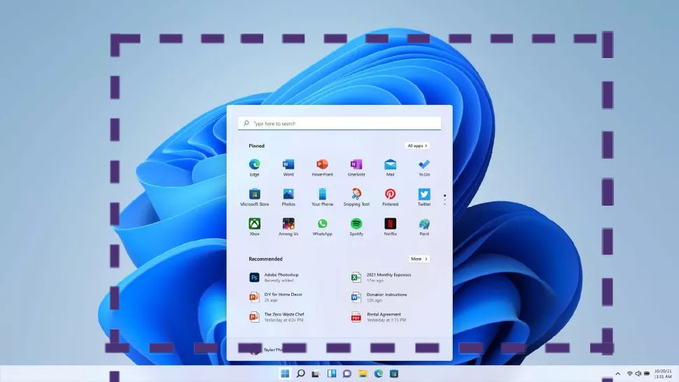 How to take a cropped screenshot on Windows 11 | Laptop Mag