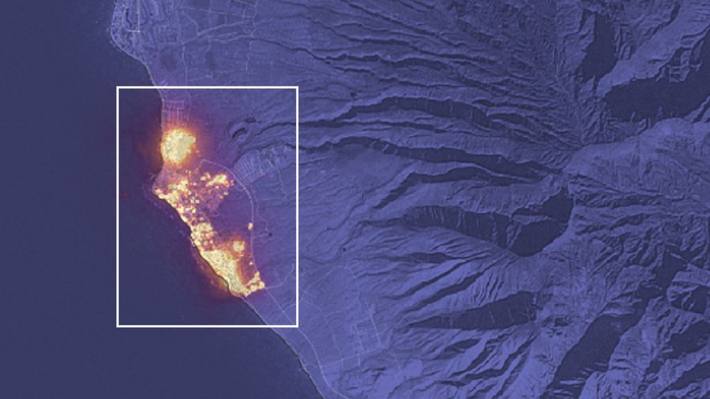Hawaii satellite photo shows devastation wildfires inflicted on Maui ...