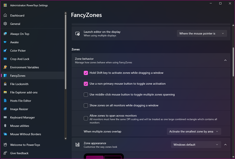 How to organize apps and windows with FancyZones | TechRadar