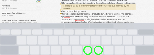 How to Use the iOS Keyboard as a Touchpad | Laptop Mag
