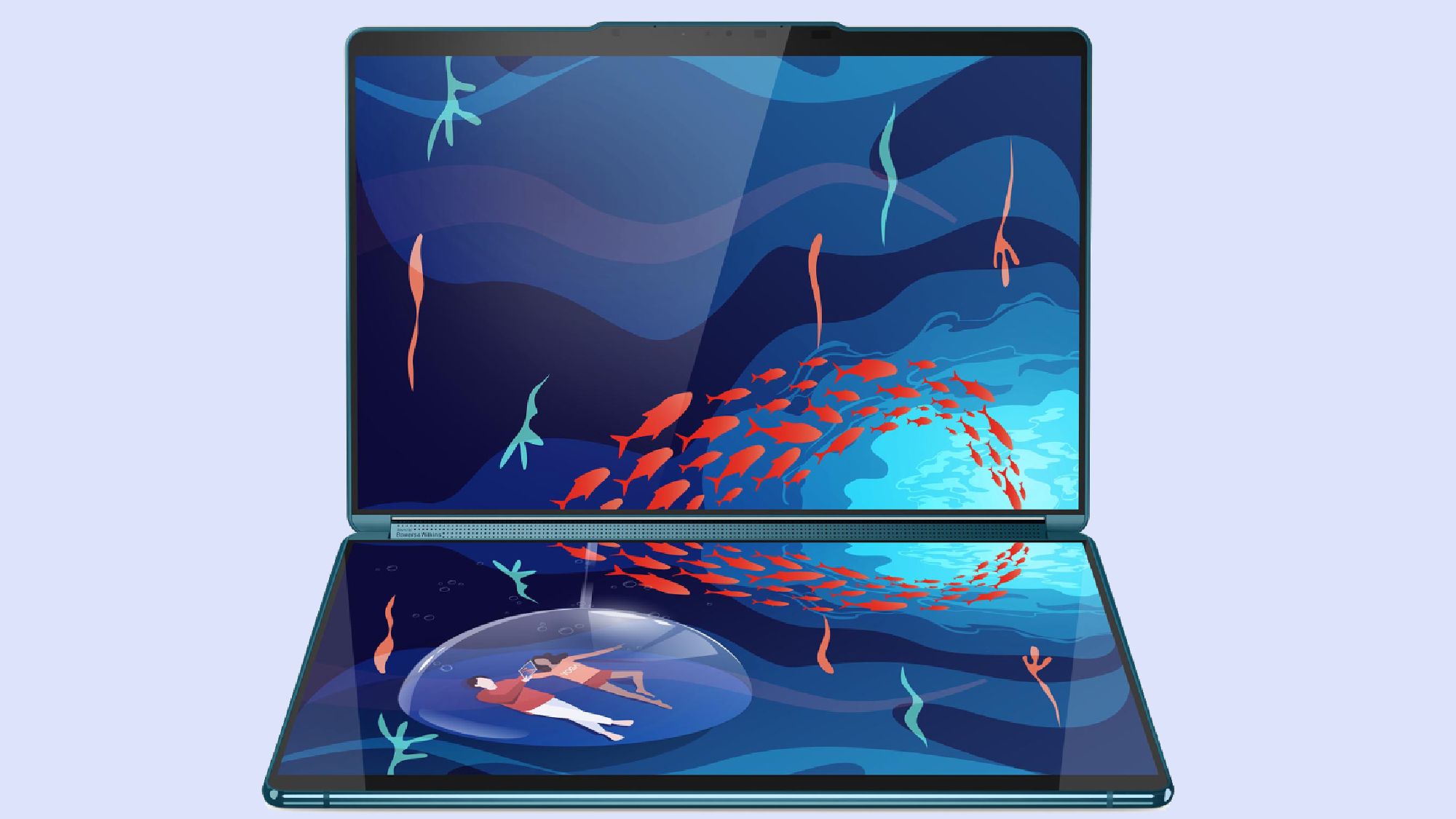 This new dual-screen Lenovo Yoga Book 9i laptop is sick — work and play ...