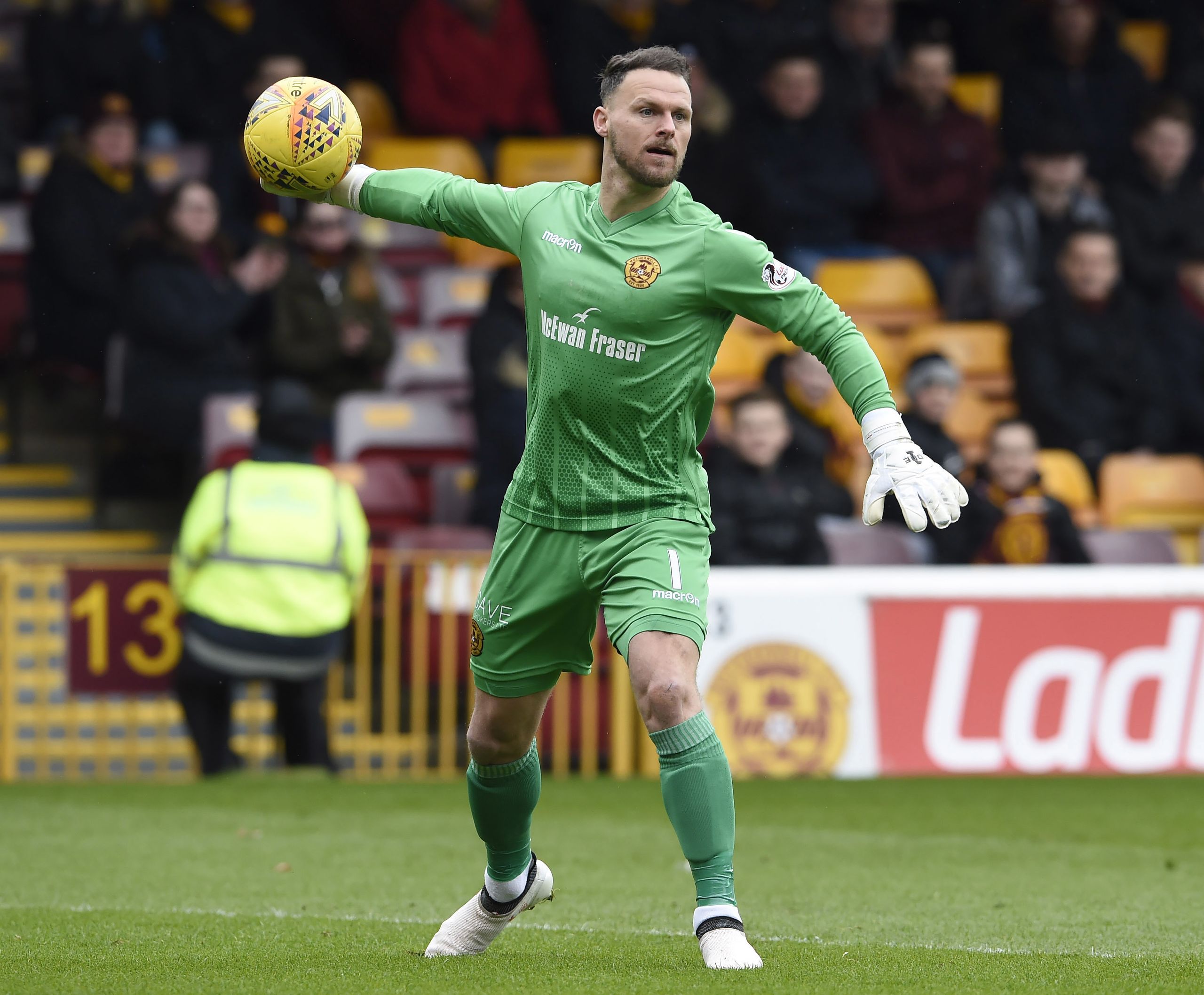 Motherwell keeper Trevor Carson relishing every match after lengthy lay ...