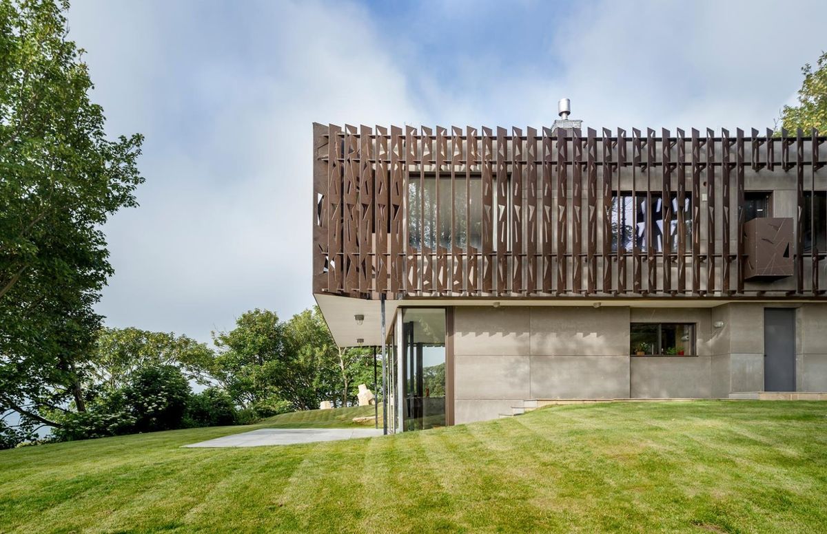 Take A Look Inside This Converted War Bunker With Prefab Garden