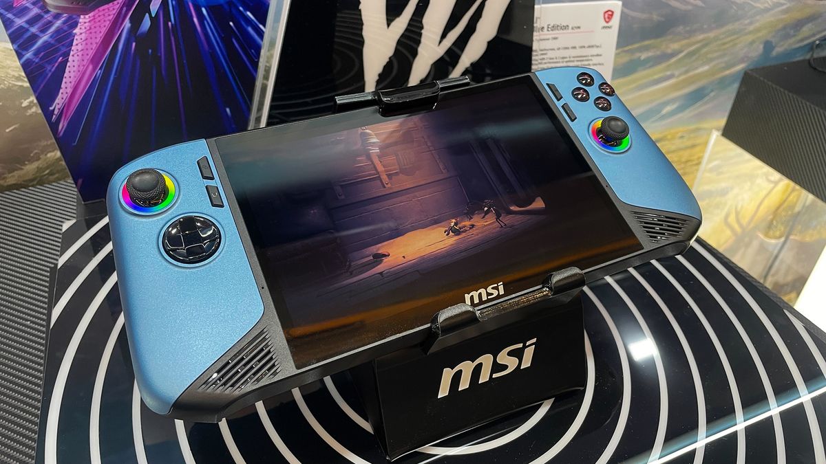 MSI revealed a Glacier Blue Edition of its Claw 8 AI+ handheld ...
