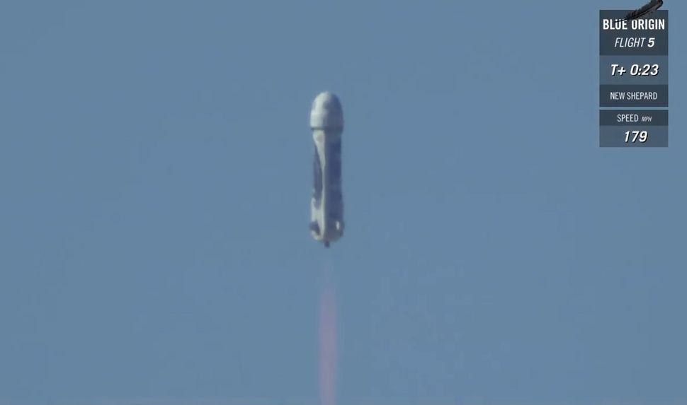 In Pictures: Blue Origin's New Shepard Capsule Tests In-Flight Abort ...